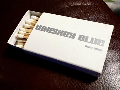 Whiskey Blue Bar, New York City, Matchbox With Matches | eBay