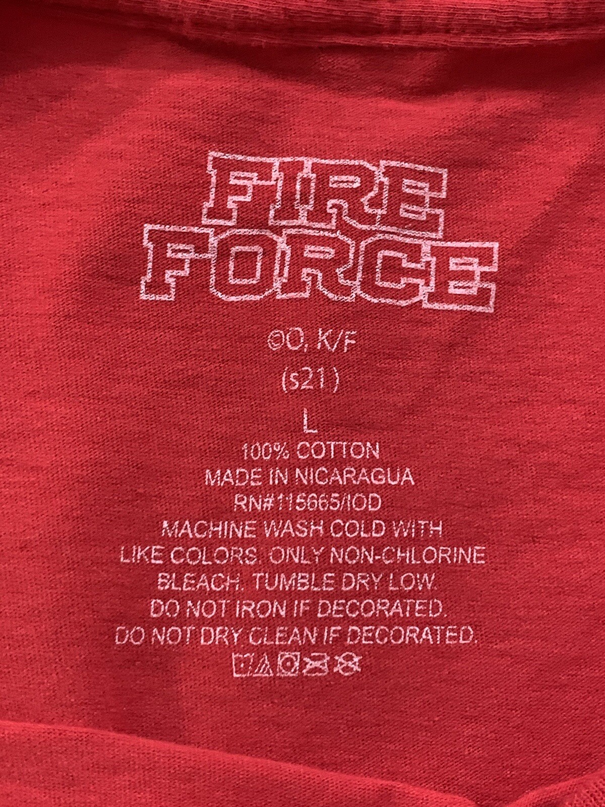 Fire Force Red Shinra Kusakabe Japanese Anime Short S… - Gem