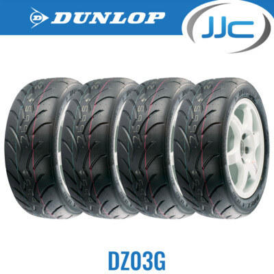 4 x 225/45R16 (H1 Compound) Dunlop DZ03G Direzza Track Tyre, 2254516 ...