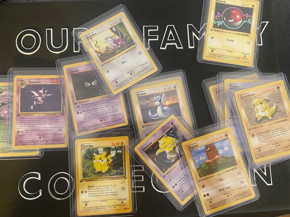 🥇 1ST EDITION POKEMON CARD🥇 Authentic Original Pokémon 1998 to 2002 LP ...