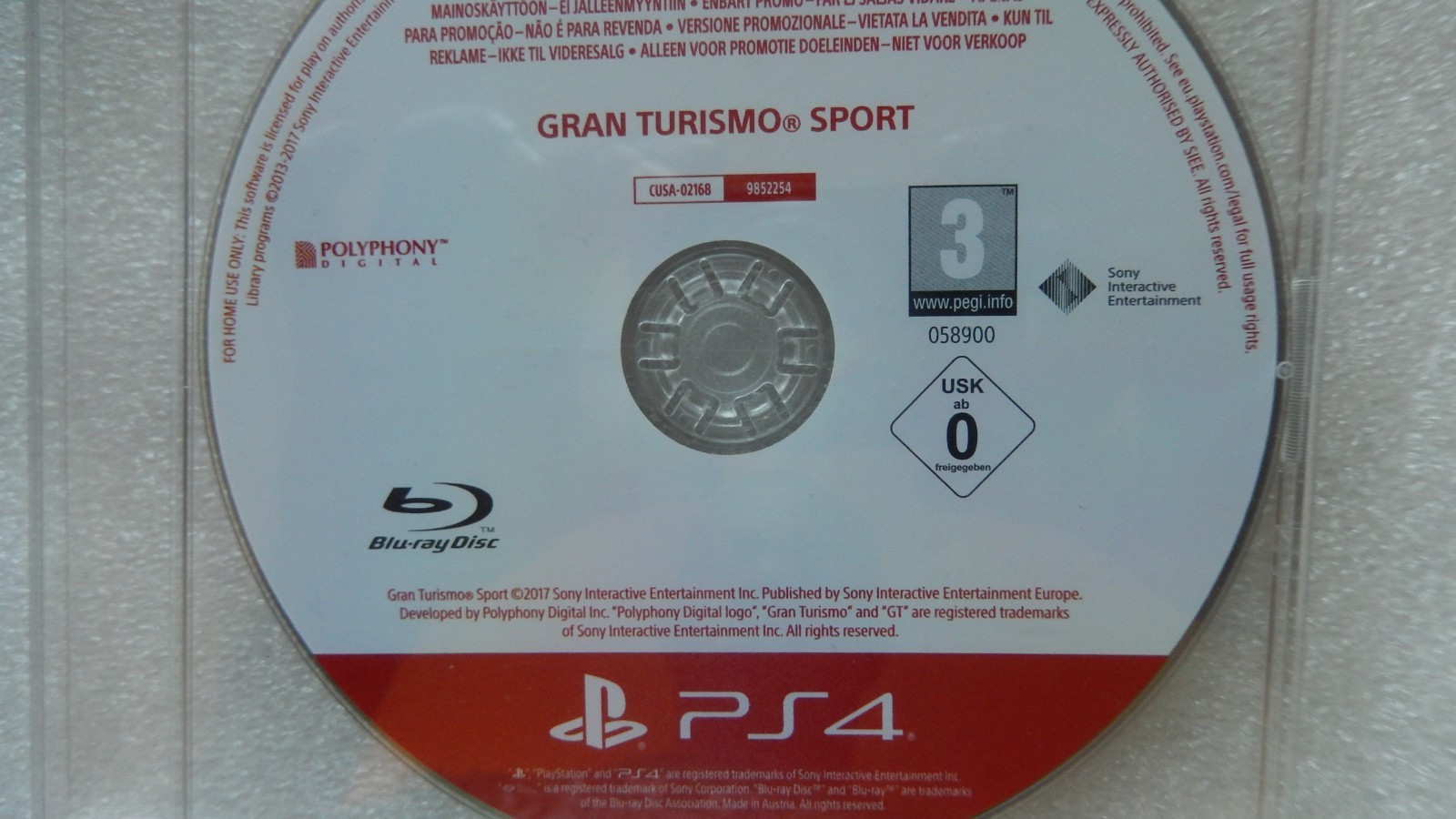 Gran Turismo Sport PS4/PS5 PROMO Rare PlayStation 4 Promotional Gran ...