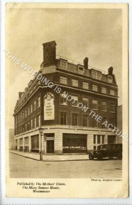 (KLf1188-491) Mary Sumner House, London, Unused F-G - Plain Back | eBay UK