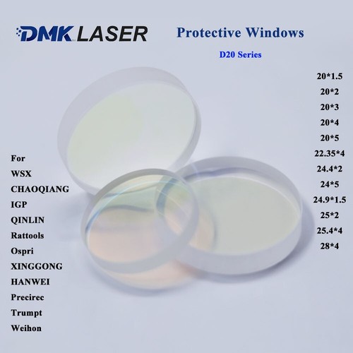 D20 Laser Protective Windows Lens For CQWY QILIN Relfar Laser Welding ...