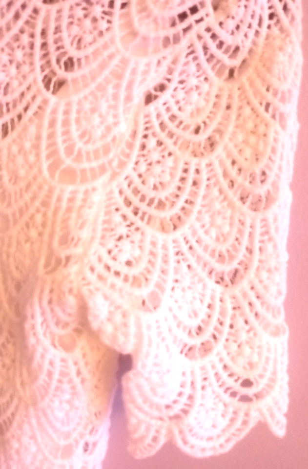 Womens Dressbarn Crochet Overlay Blouse Small Short Sleeve | eBay