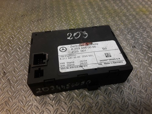 MERCEDES W203 CENTRAL GATEWAY CONTROL MODULE C Class W203 OEM ...