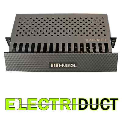 2U Neat Patch Cable Management Unit for Server Racks - Pack Options | eBay