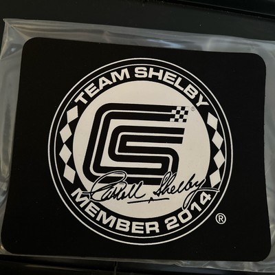 Custom Shelby cobra black computer, laptop,iPad, mouse pad Signed 2014 ...