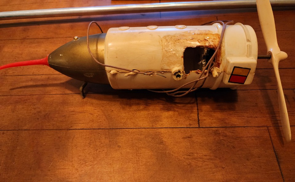 1962 Vintage Marx Space Ranger Orbiting Space Ship Toy in Box AS IS | eBay