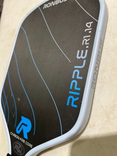 RONBUS Ripple R1.14 Pickleball Paddle - Blue - never hit outdoors | eBay
