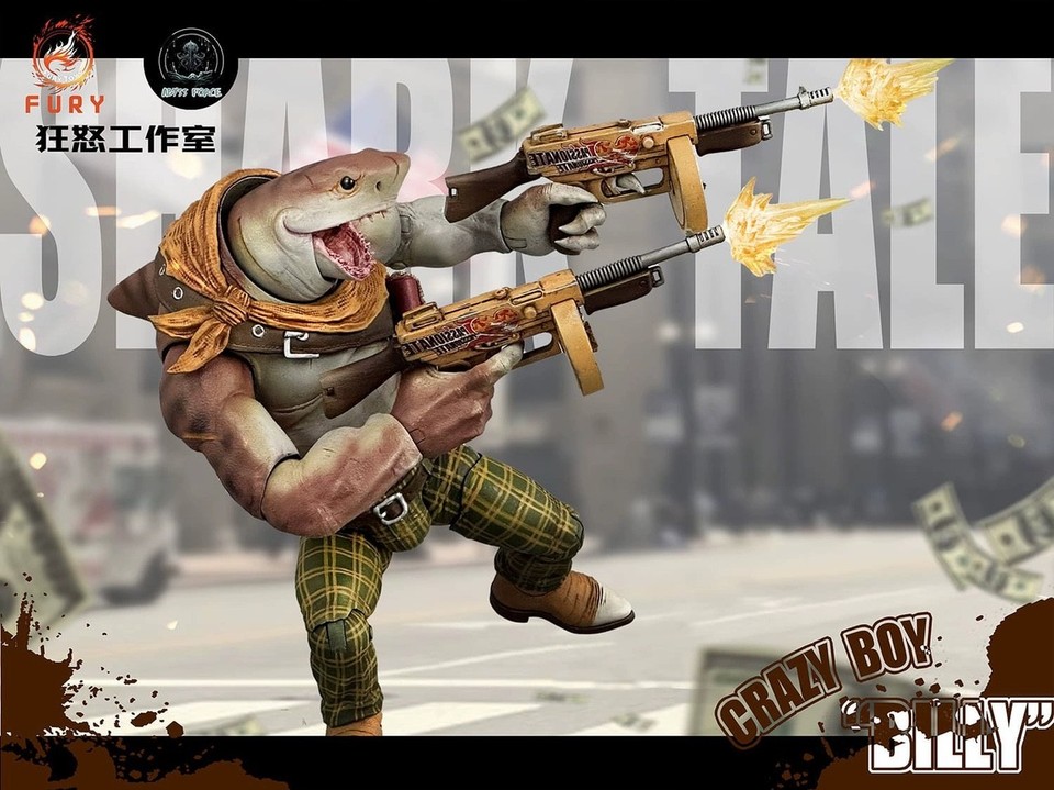 In Stock Fury Toys Abyssal Power White Shark Tiger Shark Hammerhead ...