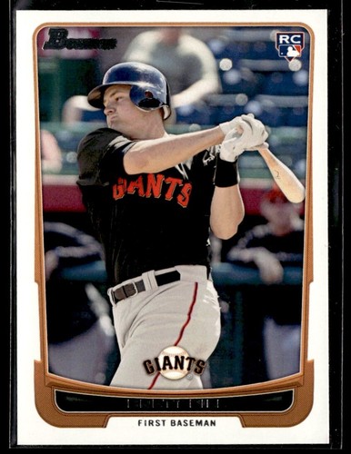2012 Bowman #198 Brett Pill Rookie San Francisco Giants | eBay