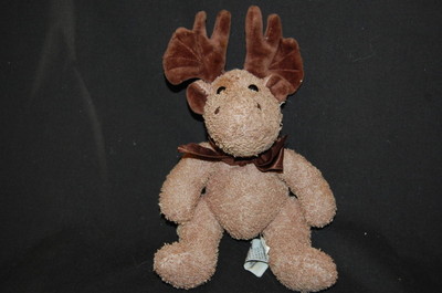 Dakin Tate Moose Terry Cloth Brown Plush 10" Stuffed Animal Lovey ...