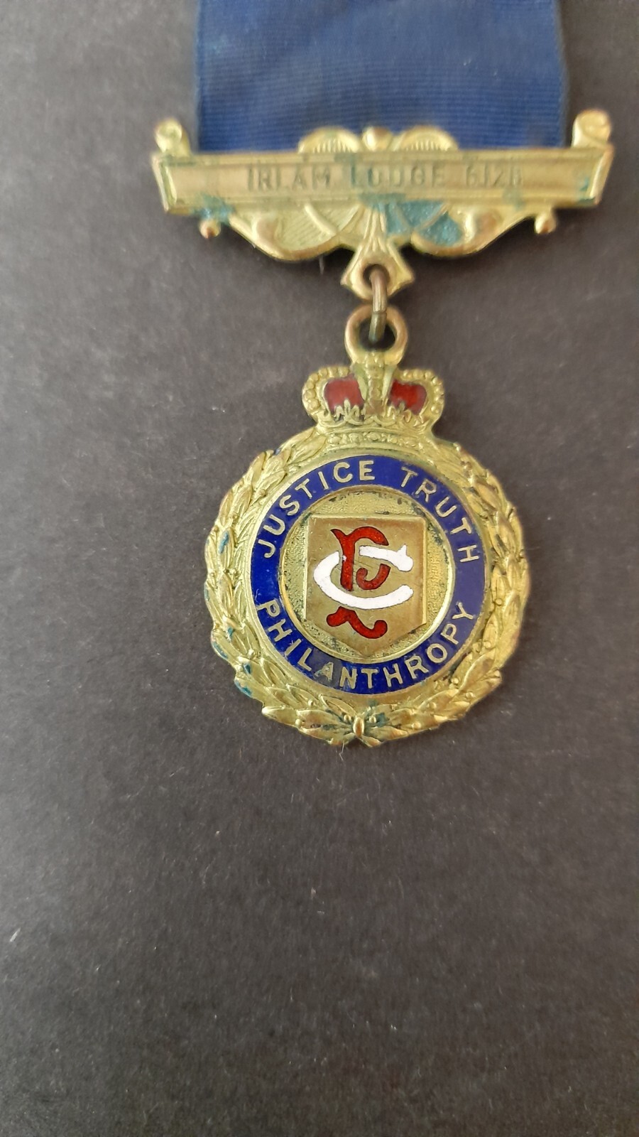 RAOB GLE Primo Masonic Medal, JohnHolt , Irlam Lodge No. 6128, 1950 ...