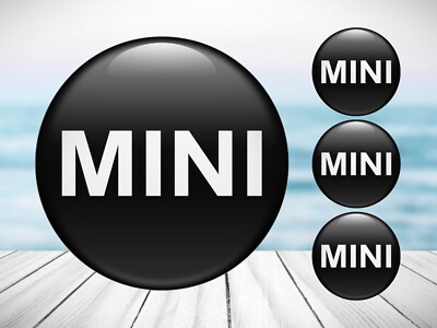 4x Center Wheel Cap Decals Silicone MINI Cooper Emblem Rims Logo ...