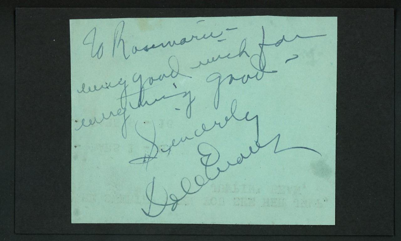 DALE EVANS autograph cut | "Roy Rogers Show" - signed | eBay