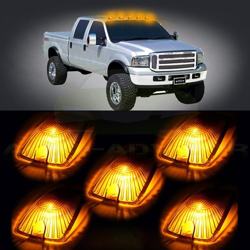 5Amber Cab Marker Clearance Running light 168 6SMD WhiteLED Light For ...