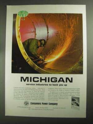 1968 Consumers Power Company Ad - Michigan Service | eBay