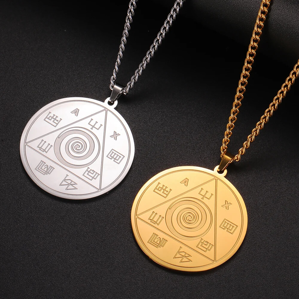 Powerful Pendant of Abraxas Necklace Money Protection Talisman ...