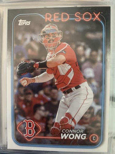 Lot of 2 Connor Wong RED SOX baseball cards | eBay