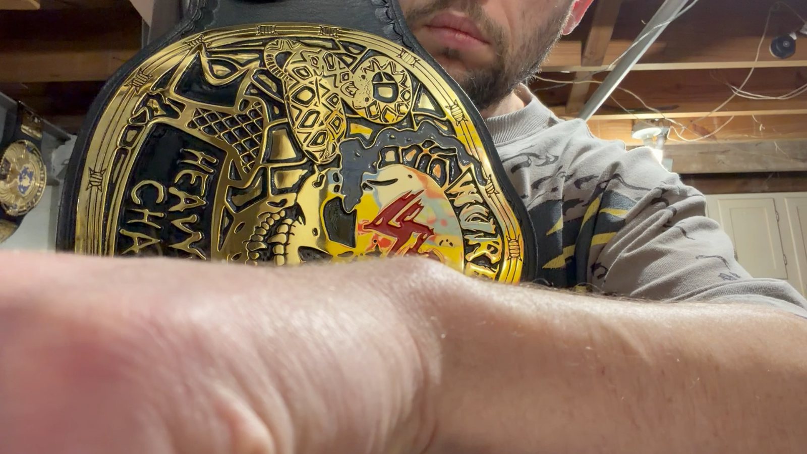 WWF WWE Stone Cold Steve Austin Smoking Skull Title Belt Replica ...