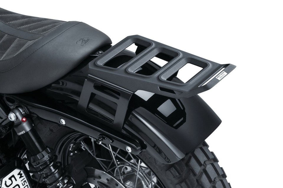 Kuryakyn 6664 Silver Dillinger Luggage Rack 04-19 Harley Sportster XL ...