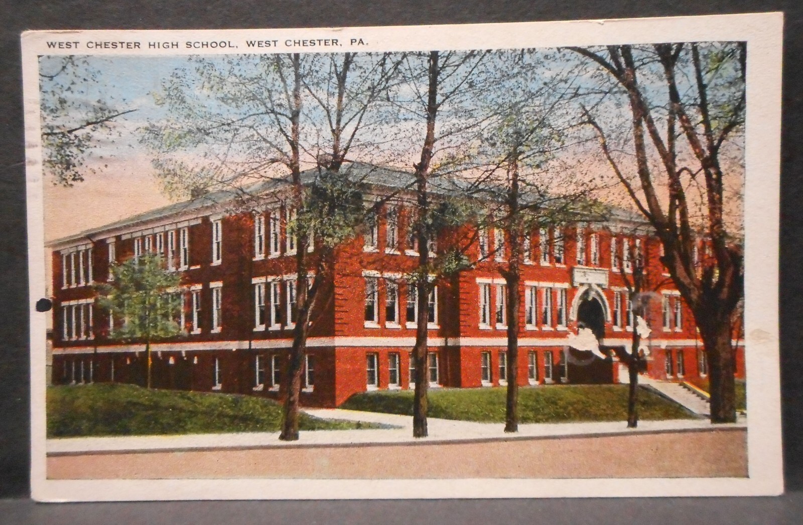West Chester High School West Chester Pennsylvania Postmarked 1936 | eBay