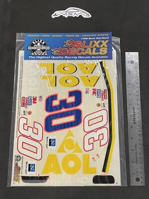 Vintage RC Slixx Decals # 2205 Aol 2003 #30 car 1/10th scale | eBay
