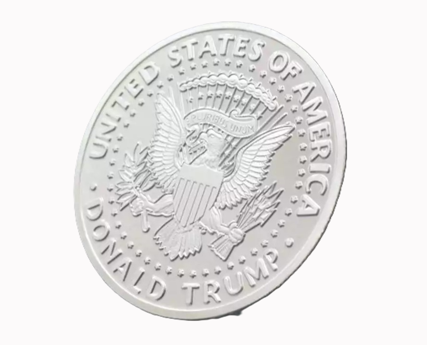 2024 - NEVER SURRENDER President Trump Silver MAGA American ...