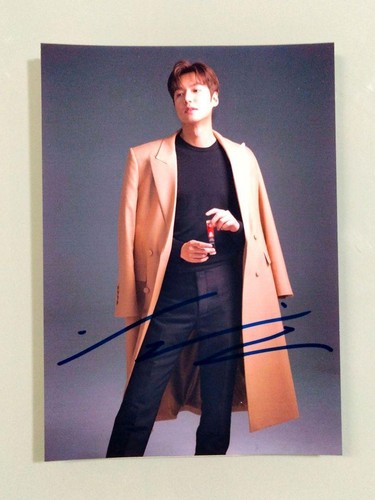 Lee Min-Ho Autographed 2L Size Photocard South Korean Actor Boys Over ...