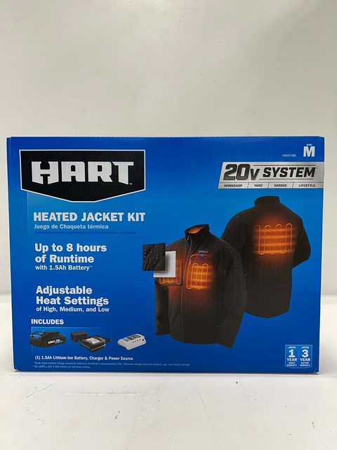HART 20V Heated Jacket Kit - Black, XXL for sale online | eBay