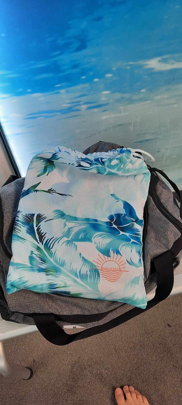 Waterproof lockable dry bag with beach towel and drink bottle | eBay