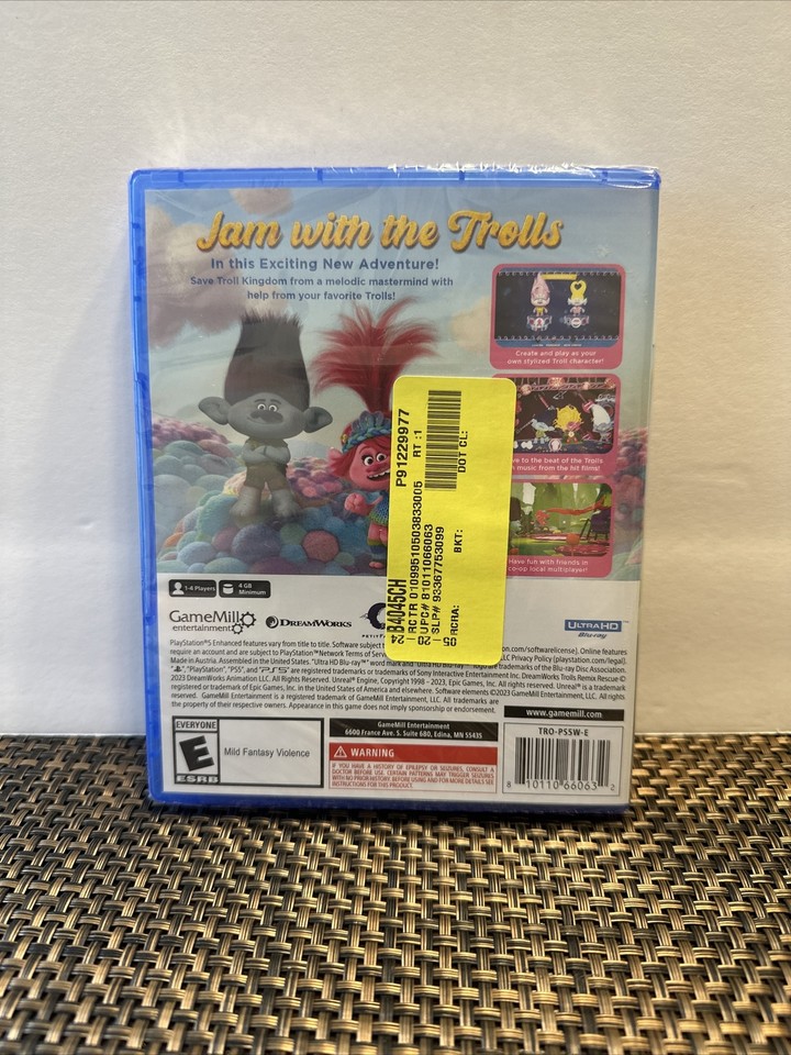 Trolls Remix Rescue Playstation 5 PS5 New Sealed Complete | eBay