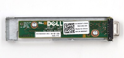 Dell PowerEdge R630/620 VGA-Port Panel Board W/Bracket Dell P/N: 0R0DKT ...