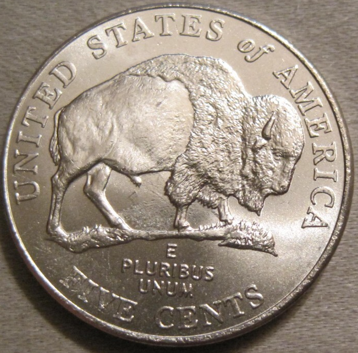 BETTER AS SHOWN - 2005 P UNCIRCULATED JEFFERSON BUFFALO BISON NICKEL ...