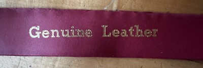 Burgundy Maroon Genuine Leather Replacement Baseball Softball Bat Grip ...