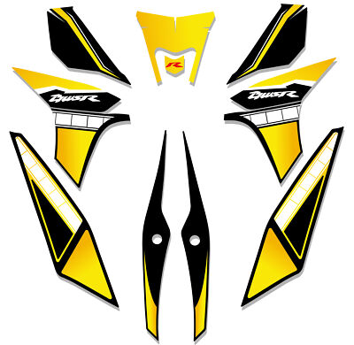 New Team Graphics Decals Stickers Kits For Yamaha 125cc Zuma YW BWS ...