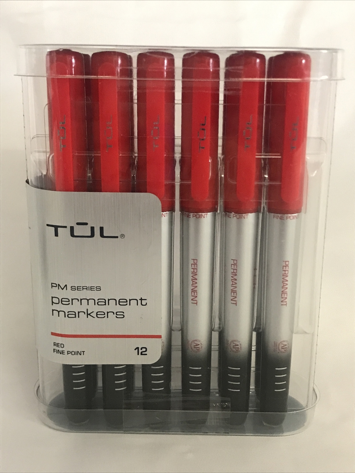 TUL PM Series Permanent Markers Red Fine Point 12 Ct. (1 Pack) | eBay