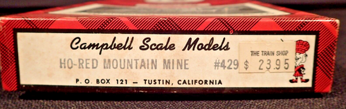 CAMPBELL SCALE MODELS HO #429 RED MOUNTAIN MINE EXCELLENT UNBUILT ...