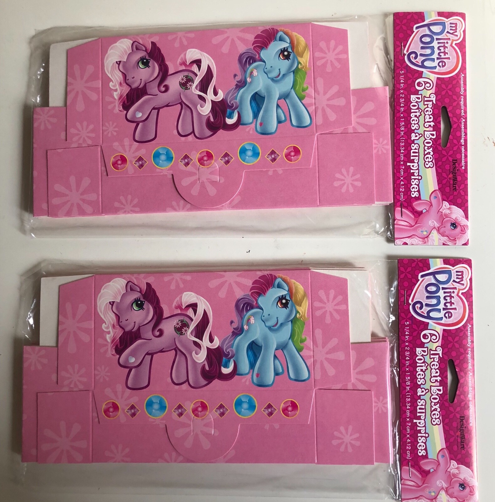 MY LITTLE PONY loot bags party Favour BOXES 12 Birthday Party Supplies ...