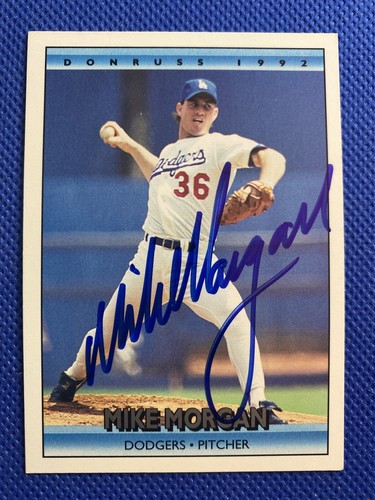 1992 Donruss Mike Morgan #200 Auto Signed Autograph Dodgers | eBay