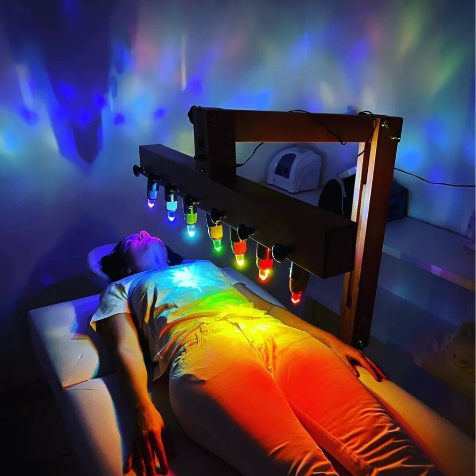 Crystal Light Bed BioPhoton Chromotherapy Color Therapy Quartz ...
