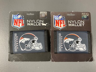 Denver Broncos NFL Football Nylon Wallet Orange Blue Team Logo Gift ...