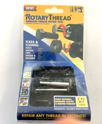 Thread File Rotary Power Tool 3 PC KIT: Chase, Restore, Repair, and ...