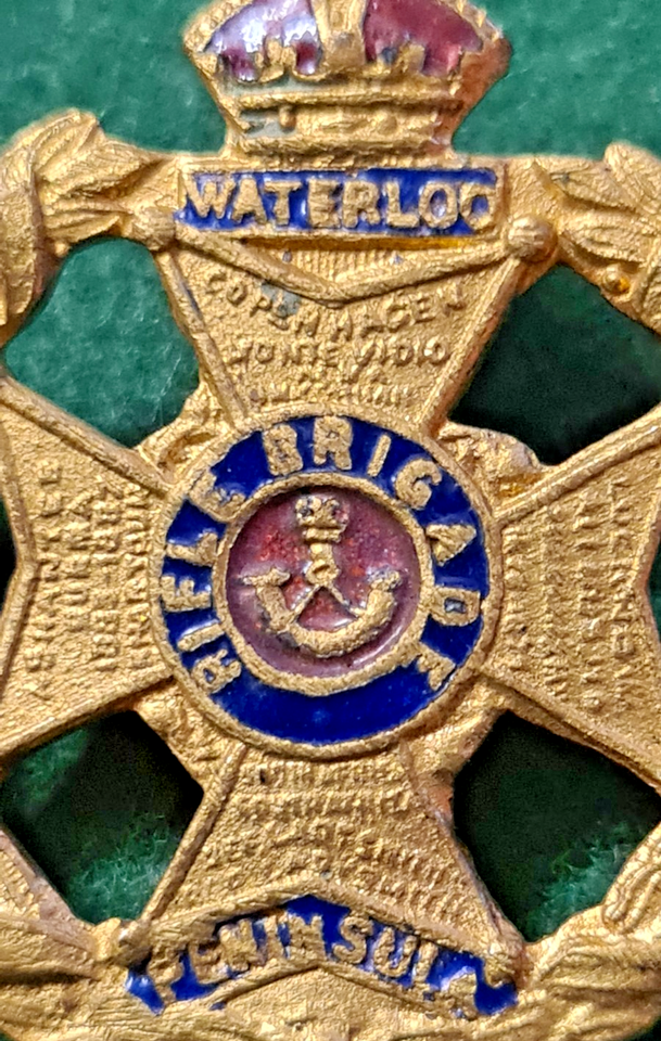Mixed Military Badges + Pin Badge **All Original but broken back pins ...