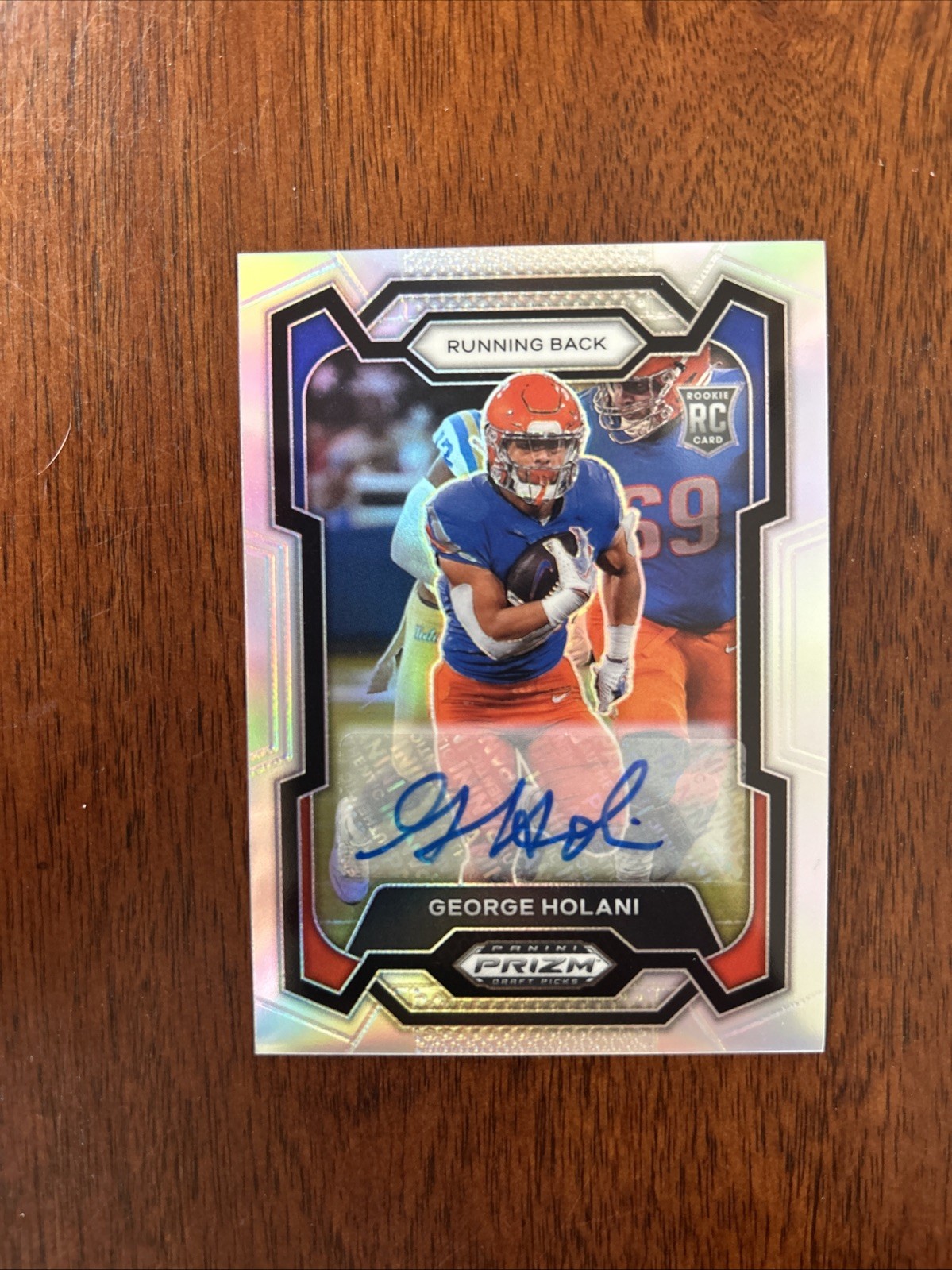 George Holani 2024 Prizm Draft Picks #SD-GHI Signing Day Autographs ...