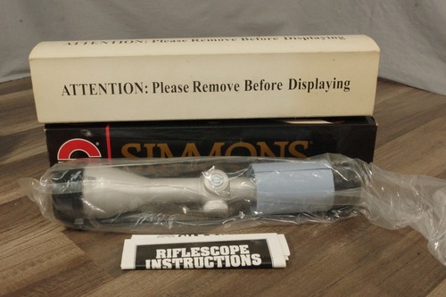 SIMMONS NOS VINTAGE 2102 SCOPE, 2.5-10X44 AETEC RIFLESCOPE - (7LE25CB ...