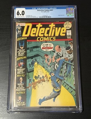 Batman Detective Comics #421 CGC 6.0 Batgirl Backup Story Bronze Age DC ...