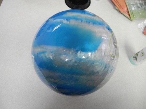 Pyramid Path Aqua/Silver - 16LB - gash in coverstock | eBay