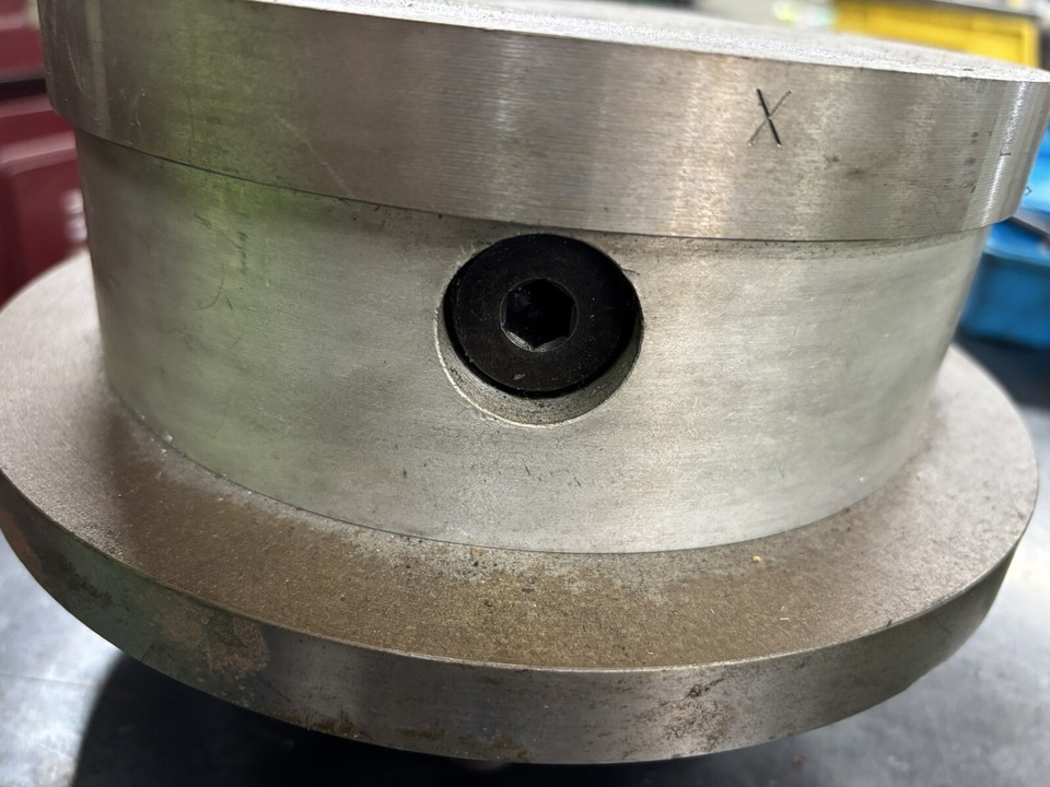 MAGNETOOL FP 8 RD FINE POLE MAGNETIC ROUND CHUCK MOUTED ON D1-6 BACKING ...