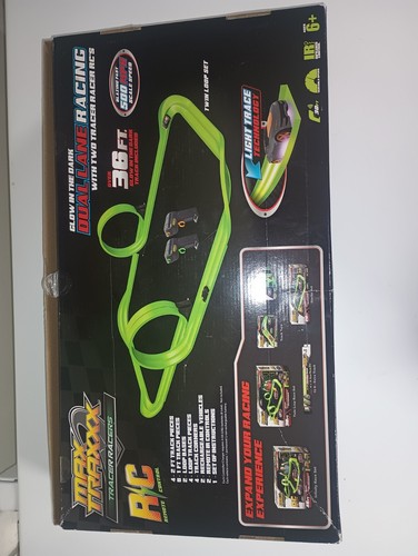 Max Traxxx R/c Tracer Racers High Speed Remote Control Twin Loop Track ...